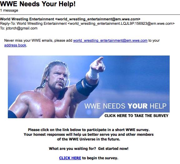 PWTorch.com - WWE News: WWE emails survey to WWE fans requesting ...