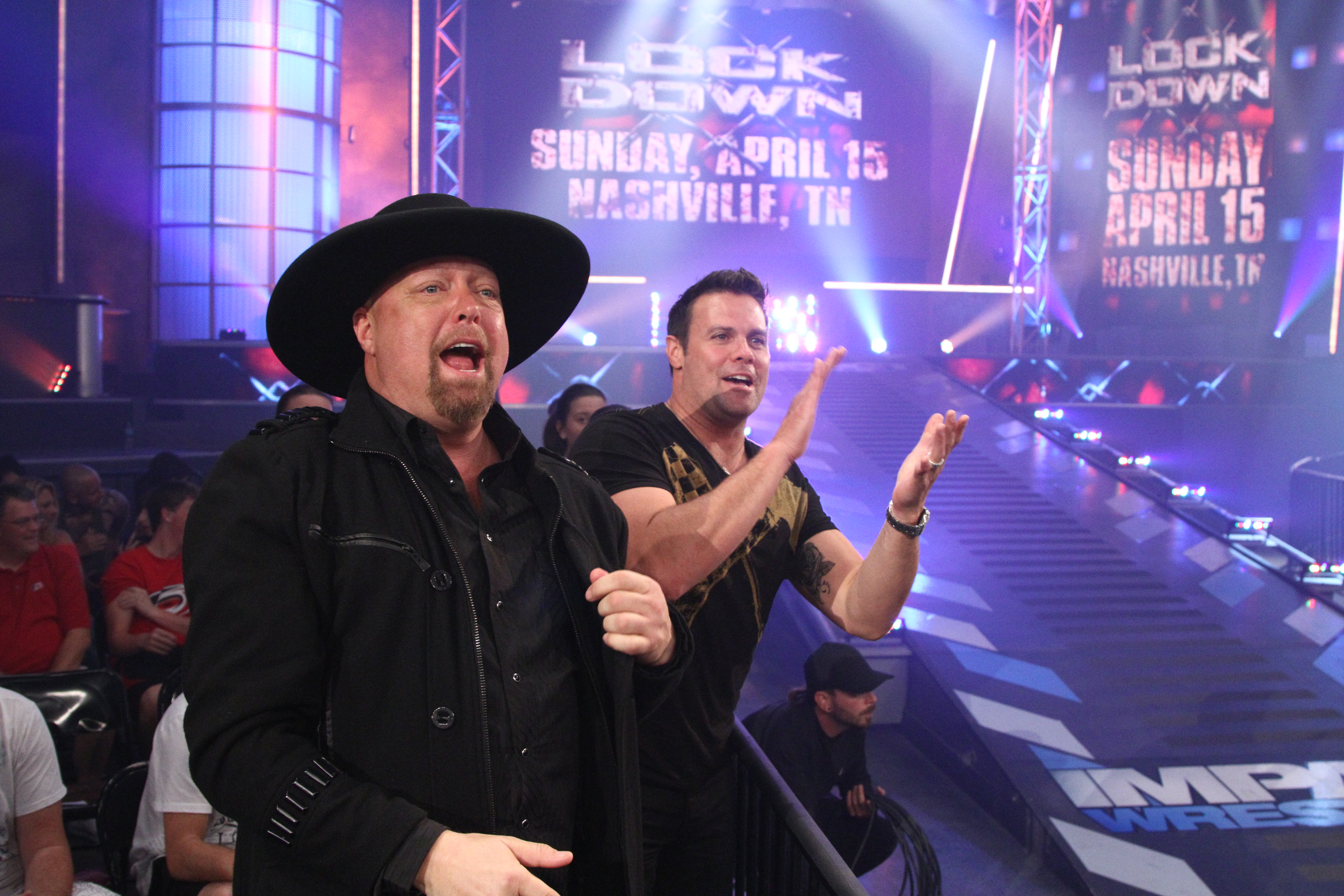 PWTorch.com - Pics - Country music band's involvement on Thursday's Impact